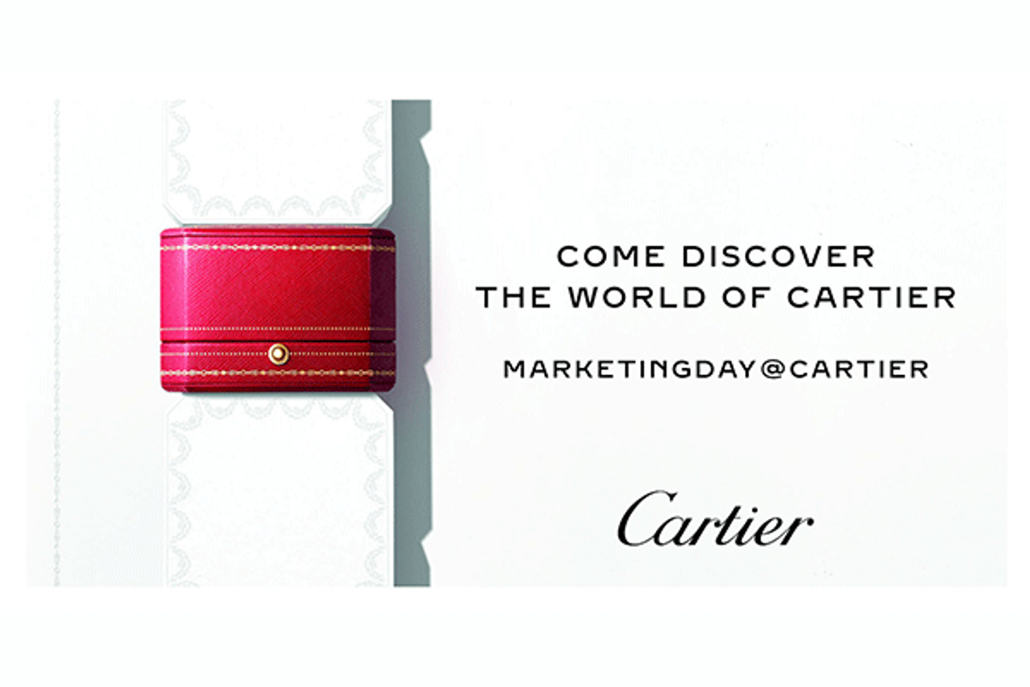Cartier relance ses Marketing Days.